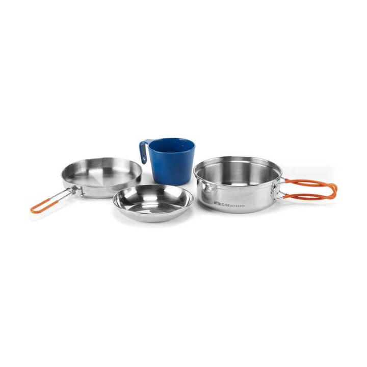 GSI Outdoors Glacier Stainless 1 Person Mess Kit – Campmor