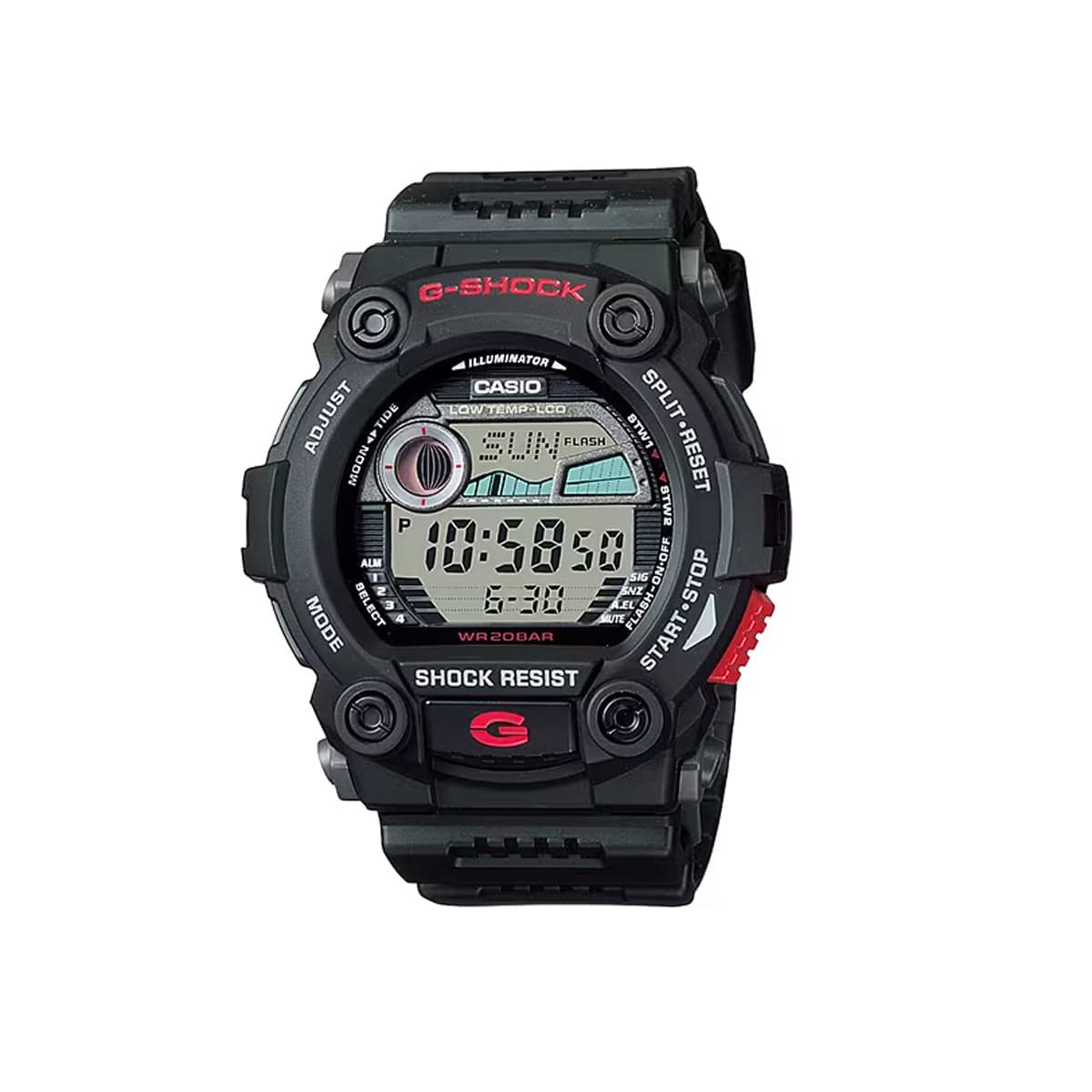 Casio Digital Black Men's Watch G-SHOCK – Campmor
