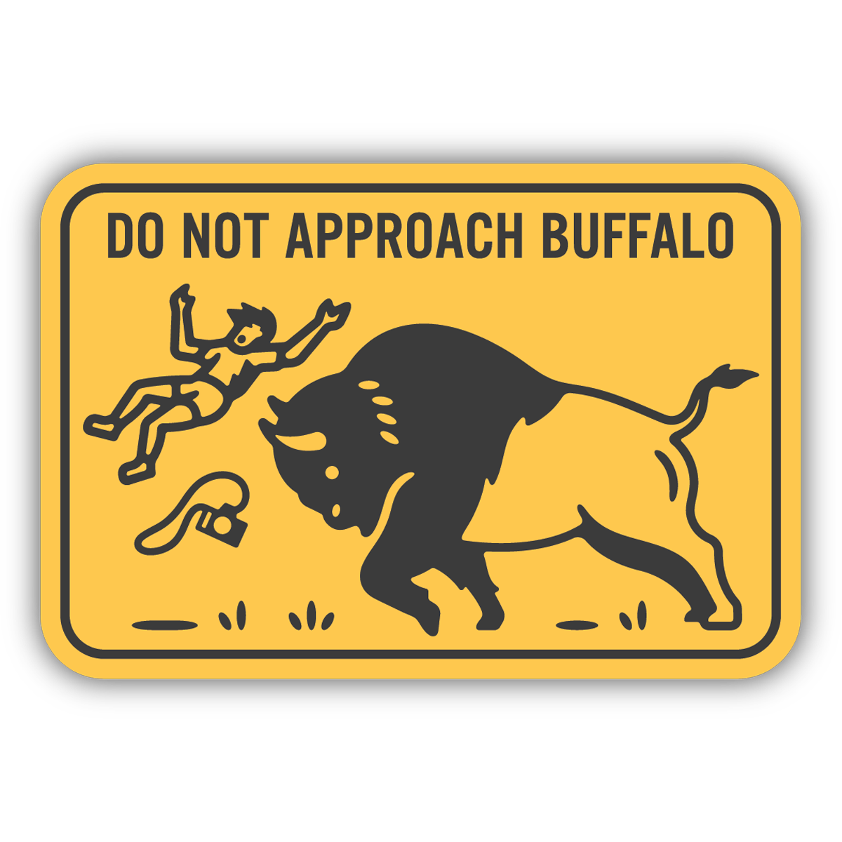 Stickers Northwest Do Not Approach Buffalo – Campmor