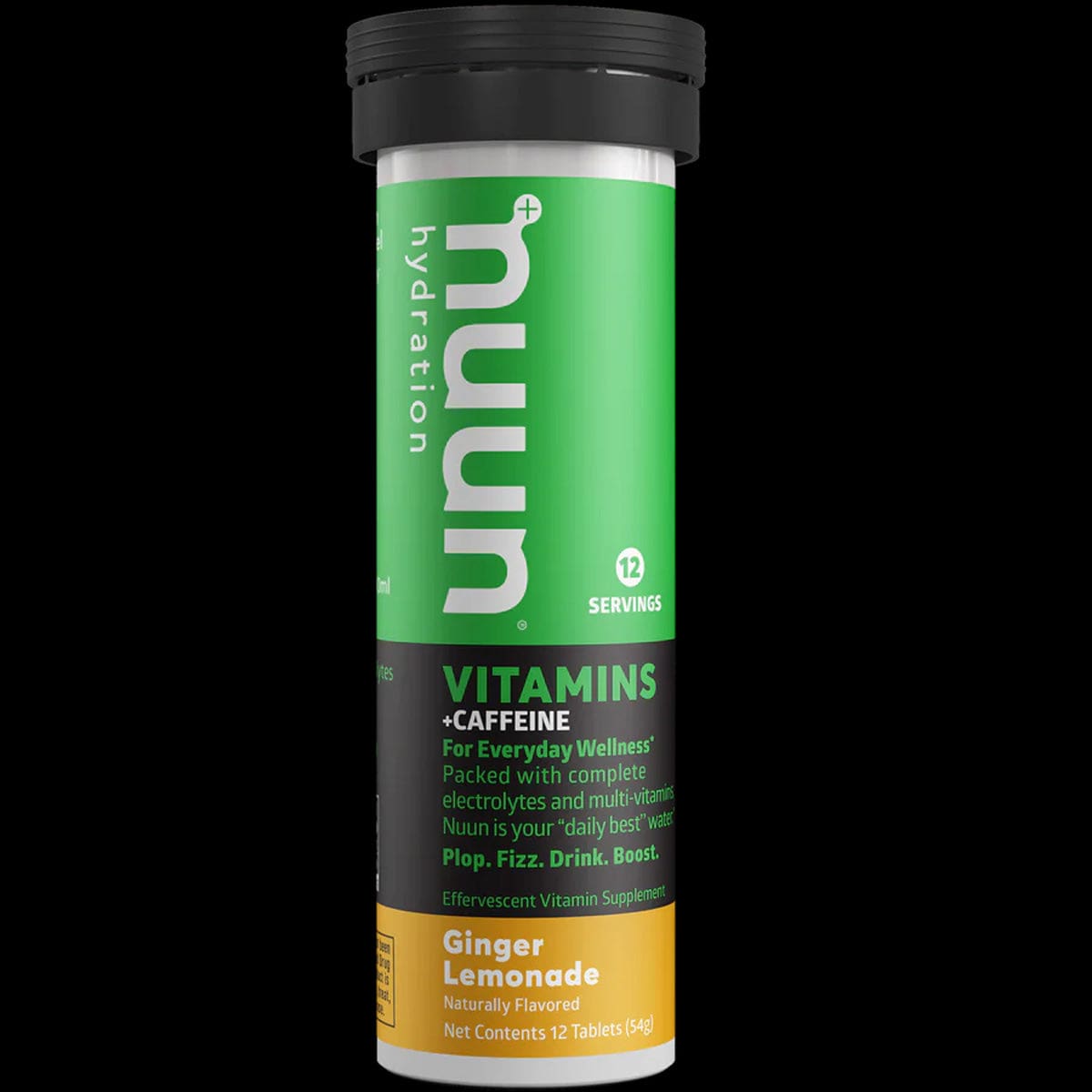 Nuun Ginger Lemonade Vitamins + Caffeine Tabs – Campmor