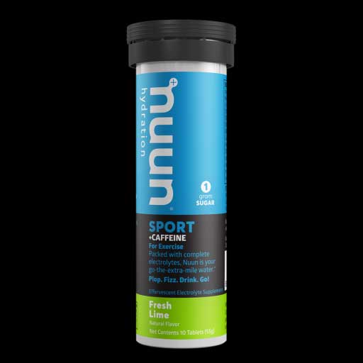 Nuun Fresh Lime Caffeine Hydration Tabs – Campmor