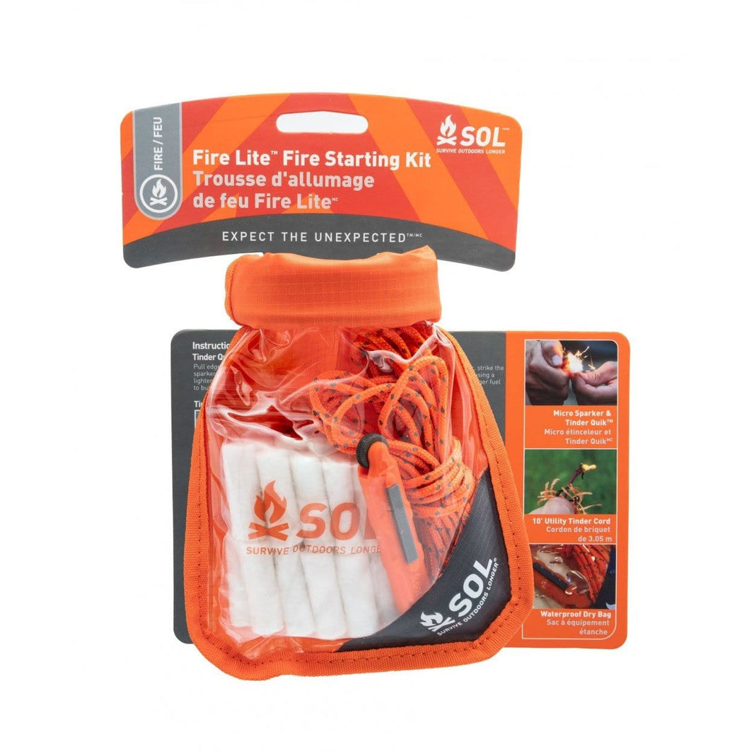 SOL Fire Lite Kit in Dry Bag – Campmor