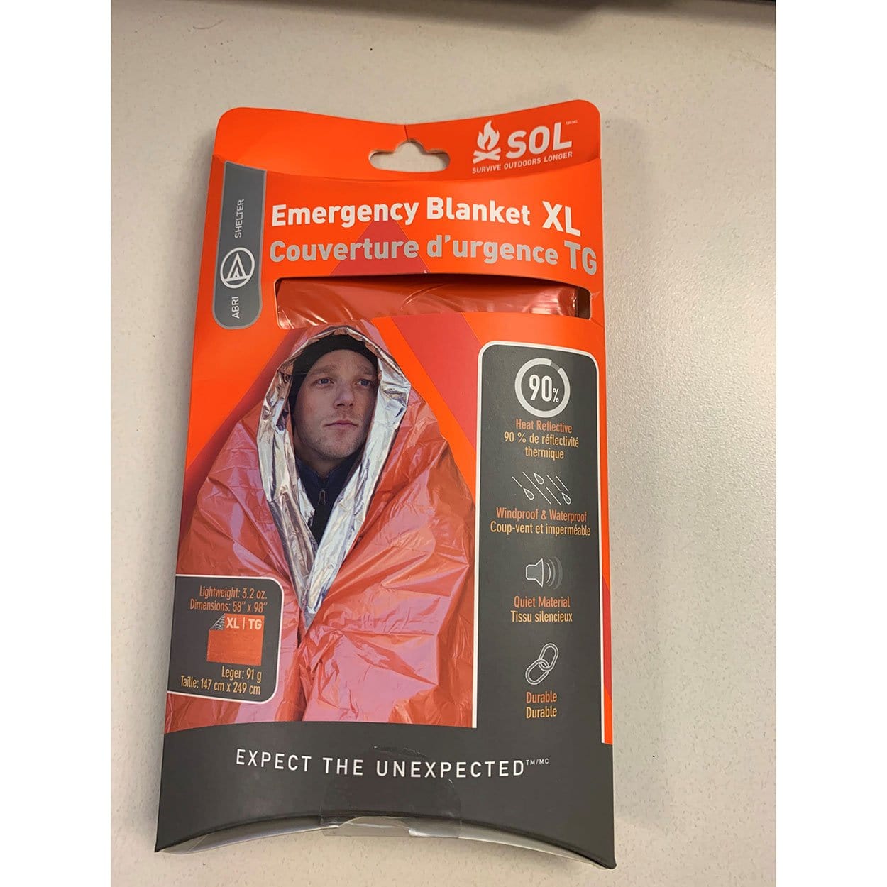 SOL Heatsheets Survival Blanket XL – Campmor