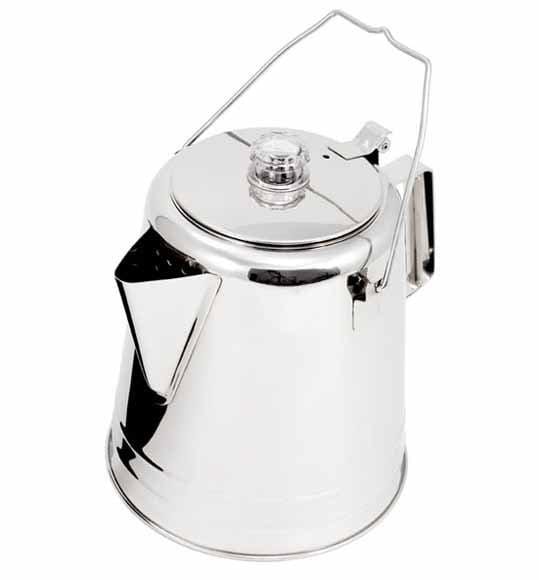 GSI Outdoors 28 Cup Glacier Stainless Campfire Percolator – Campmor