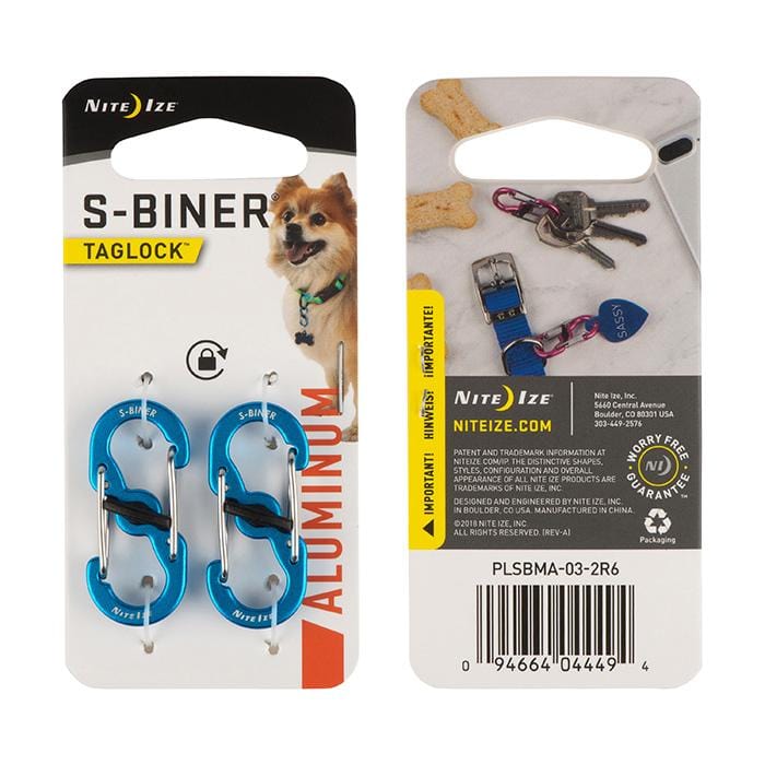 Nite Ize S-Biner TagLock Aluminum - 2 Pack – Campmor
